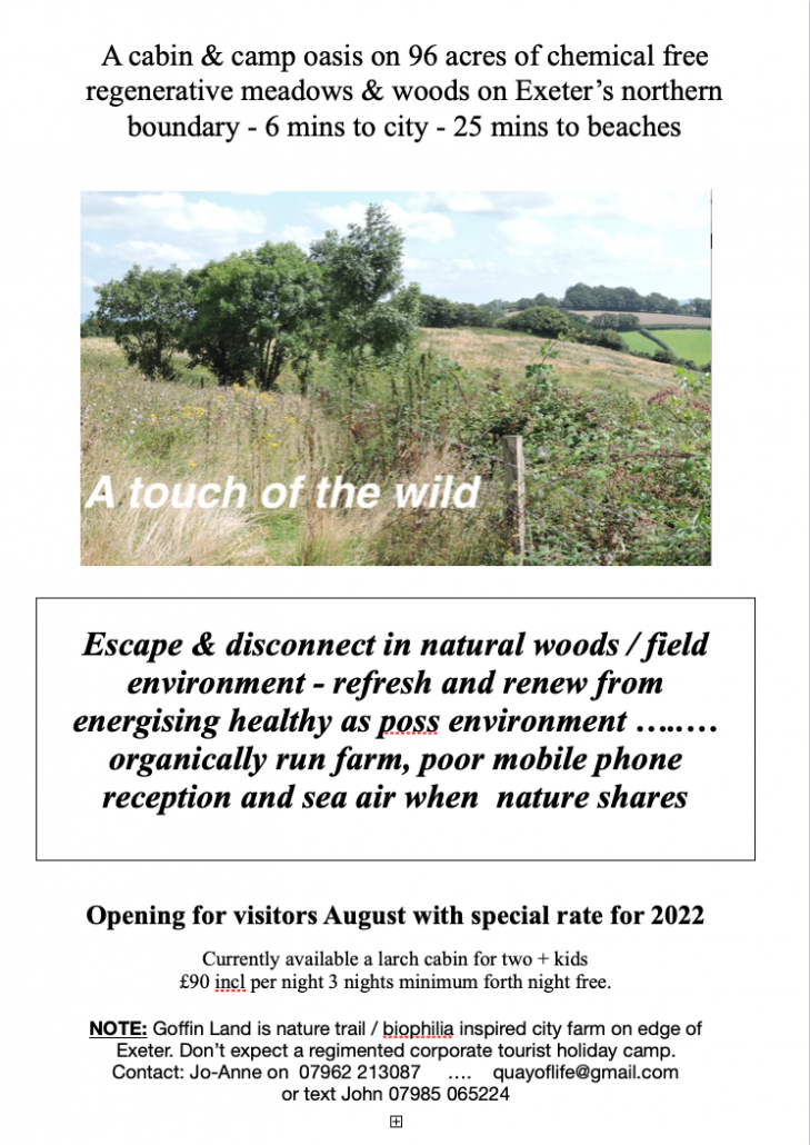 Goffin Land Devon Eco Retreat - The Biophilia Project